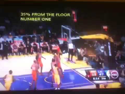 Steve Nash ask ref Violet Palmer if she needs glasses