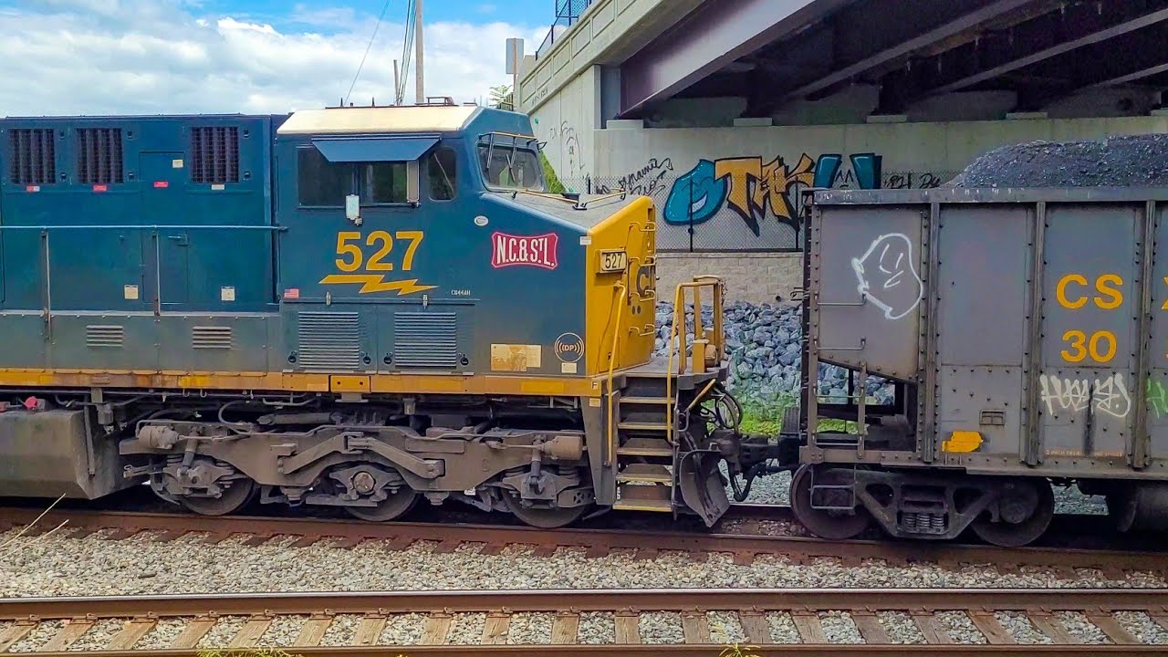 Nashville Chattanooga & St. Louis sticker unit serves as DPU on CSX ...