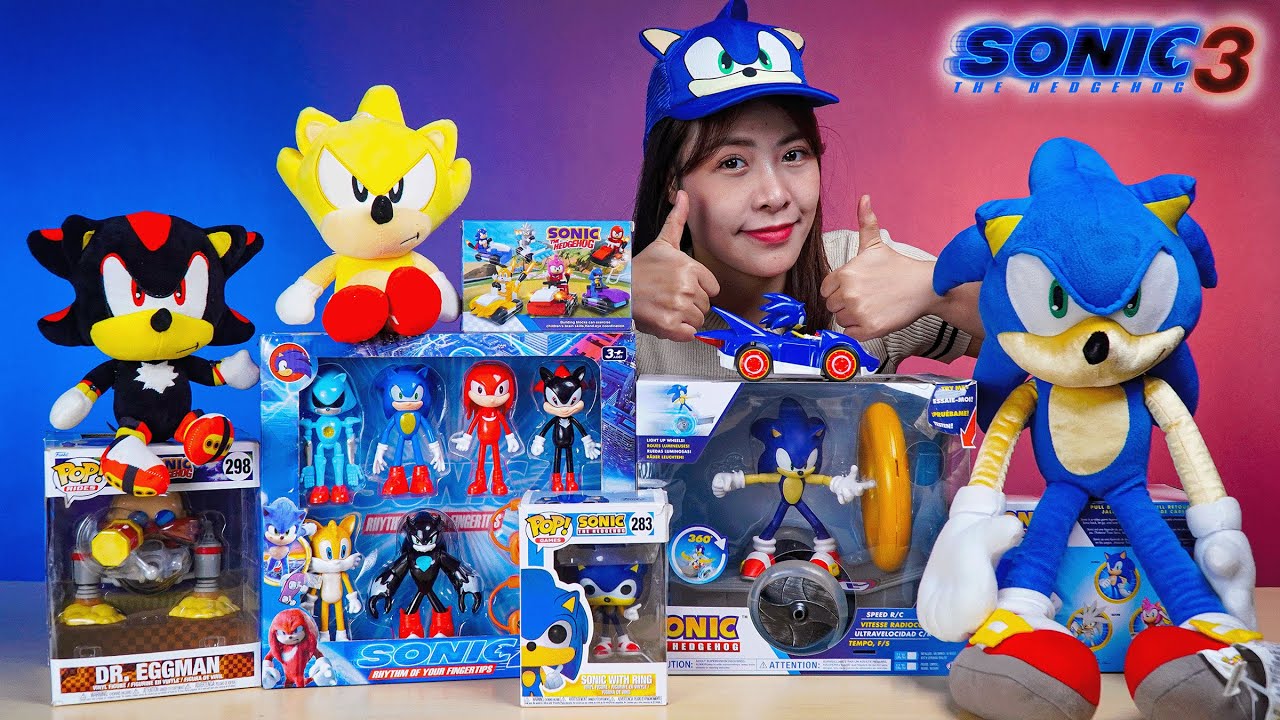 Sonic Figure Collection Review | ASMR Unboxing Sonic The Hedgehog Boxes ...