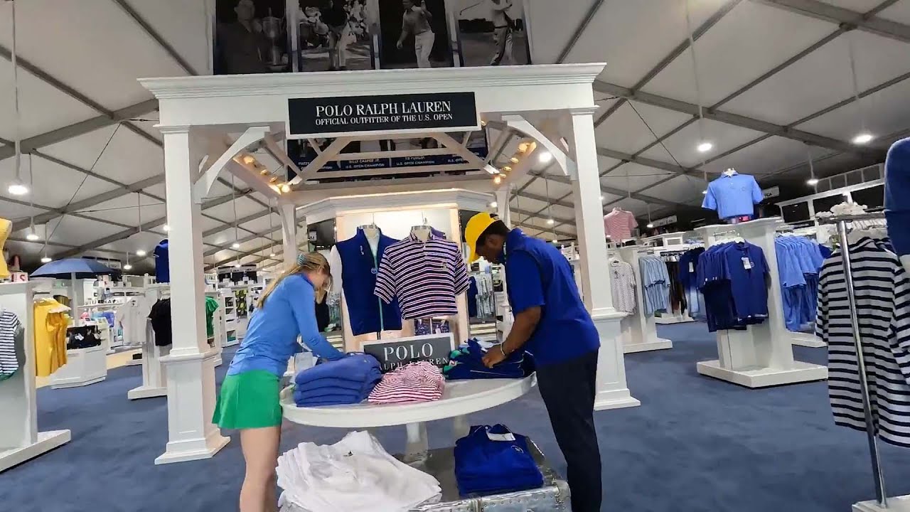 Take a Drone's-Eye Tour Through the 2022 U.S. Open Merchandise Tent ...