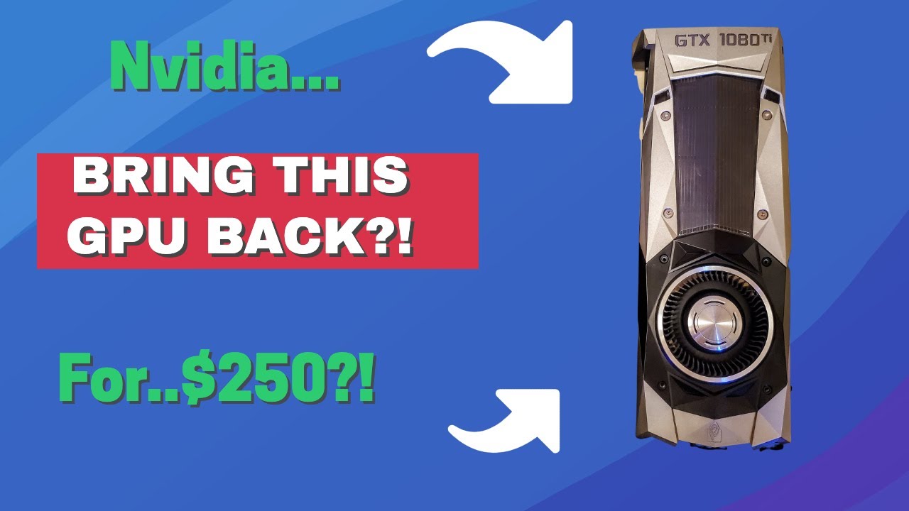 Nvidia should BRING BACK this MONSTER GTX GPU to FIX OUT OF STOCK ...