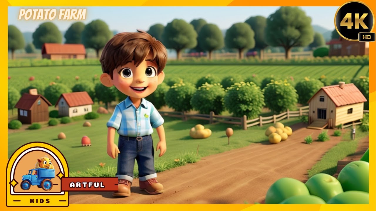 🥔 Potato Fun Galore! 🎶 Sing-Along Adventures for Kids! 😄 | Animated ...