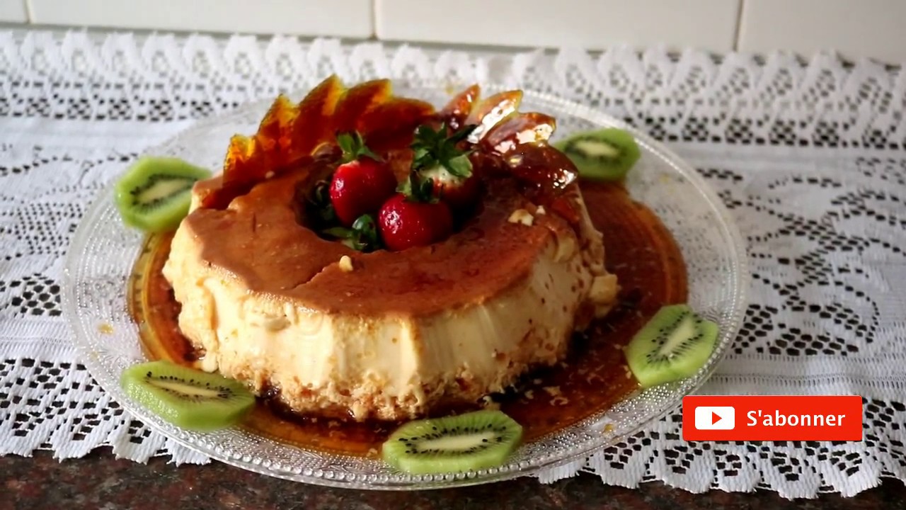 Cuisine algérienne: Flan au caramel (فلان بالكراميل) - Matbakh kamar ...