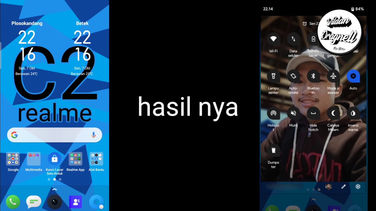 Tutorial cara mengubah tampilan status bar jadi keren - YouTube