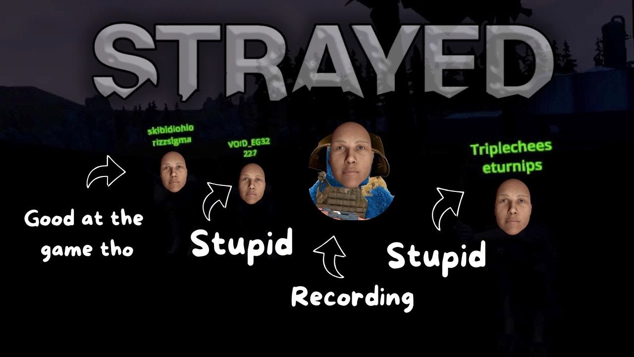 Playing with our clan in Strayed Vr (kinda) - YouTube