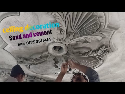 cilling decoration #construction design - YouTube