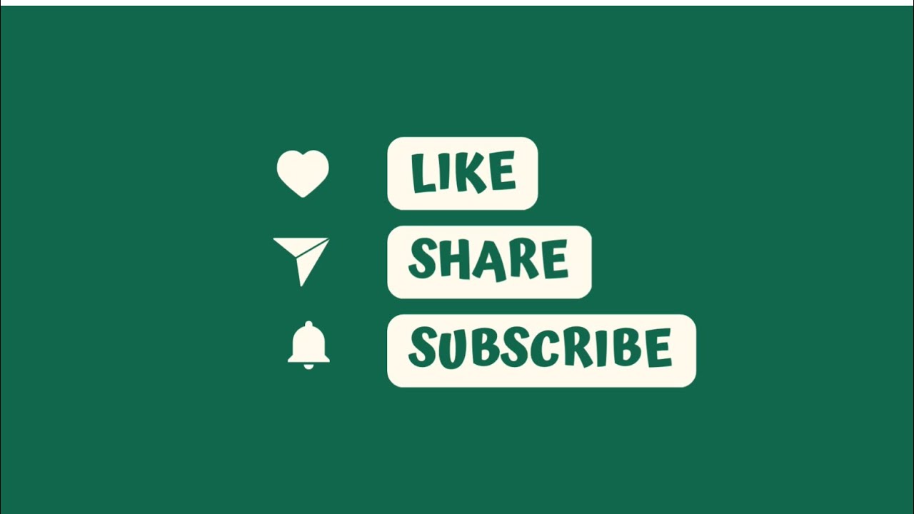 Free like share and subscribe template for youtube videos - YouTube