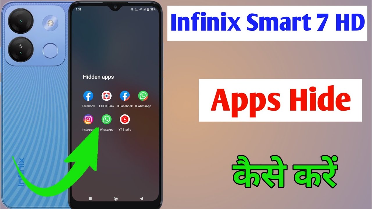 infinix Smart 7 HD me apps hide kaise kare / how to hide Apps in ...