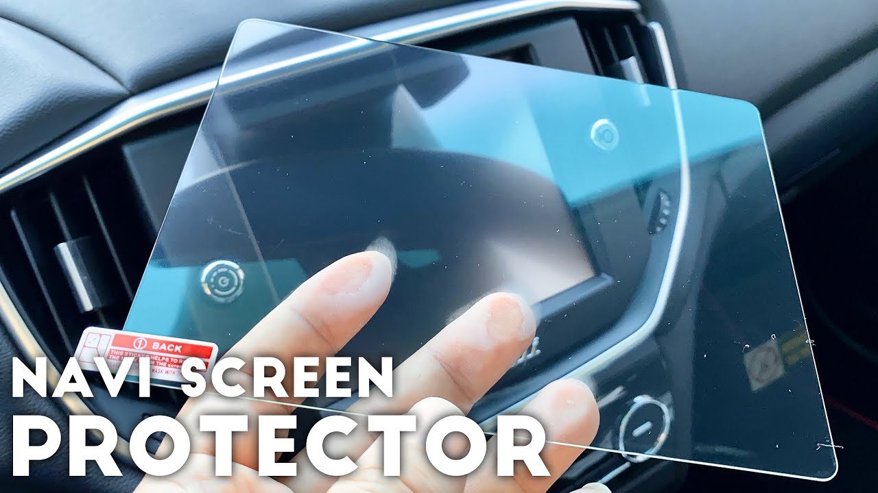 Glass Navigation Screen Protector Installation and Review - YouTube
