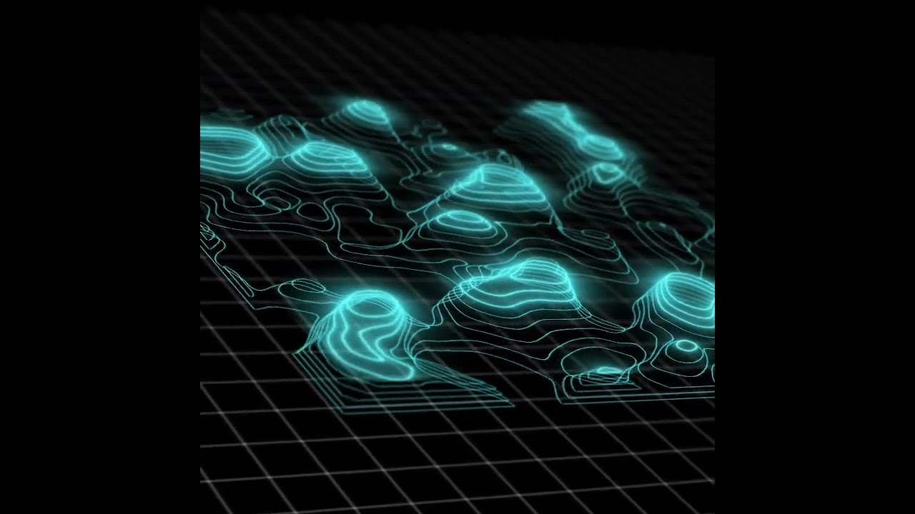 Topographic map in After Effects - YouTube