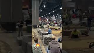 Paver Patio Installation Competition - $10,000 to 1st place 1 hour time limit