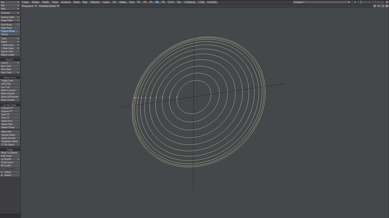 LightWave Model - Circle Splines - YouTube