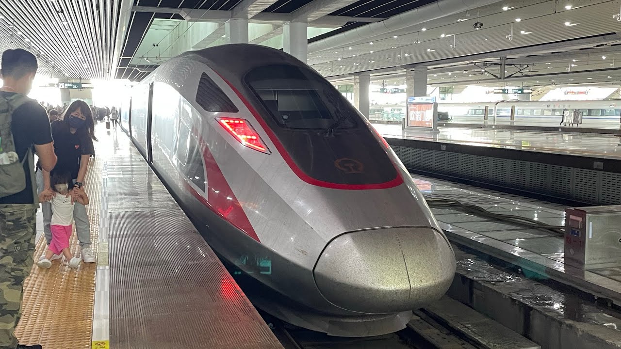 (Window POV) [CRH] CR400AF-A Fuxing Train: Humen ️Guangzhou South ...
