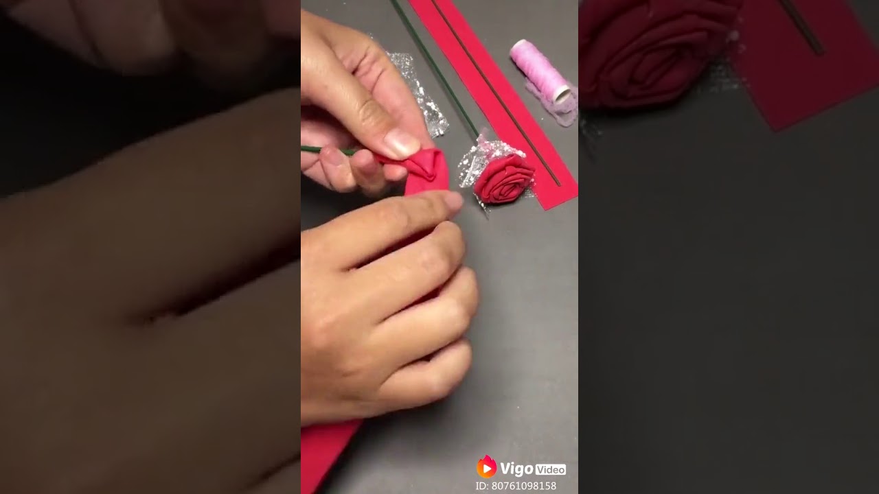 How to make rose - YouTube
