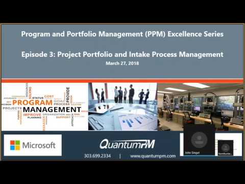 Project Portfolio and Intake Process Management - YouTube