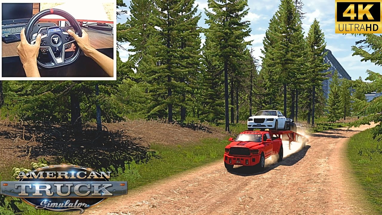 RAM 3500 HD | American Truck Simulator | Cars Delivery | Thrustmaster ...