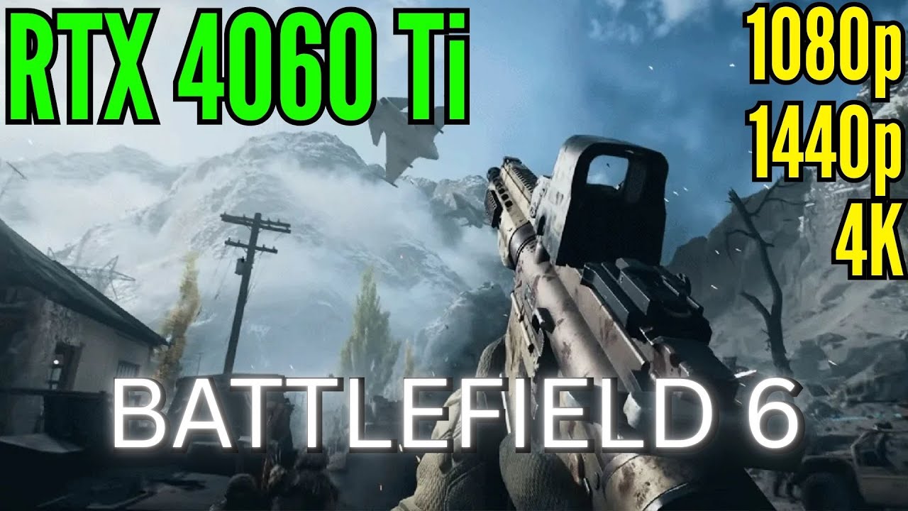 🔥RTX 4060 Ti 8GB | Battlefield 6 Open Beta FPS Benchmark (1080p/1440p ...