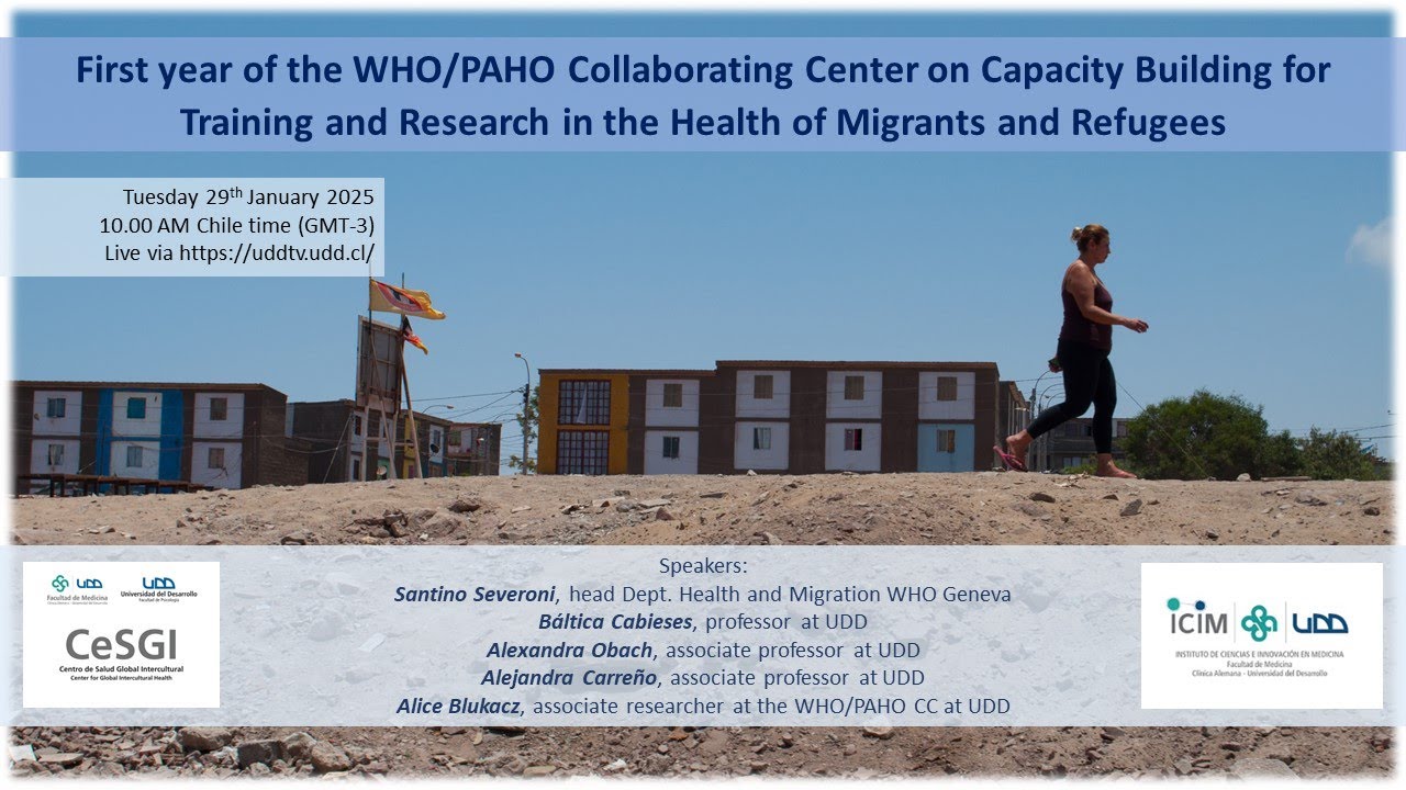 Webinar | First year of the WHO/PAHO Collaborating Center - YouTube