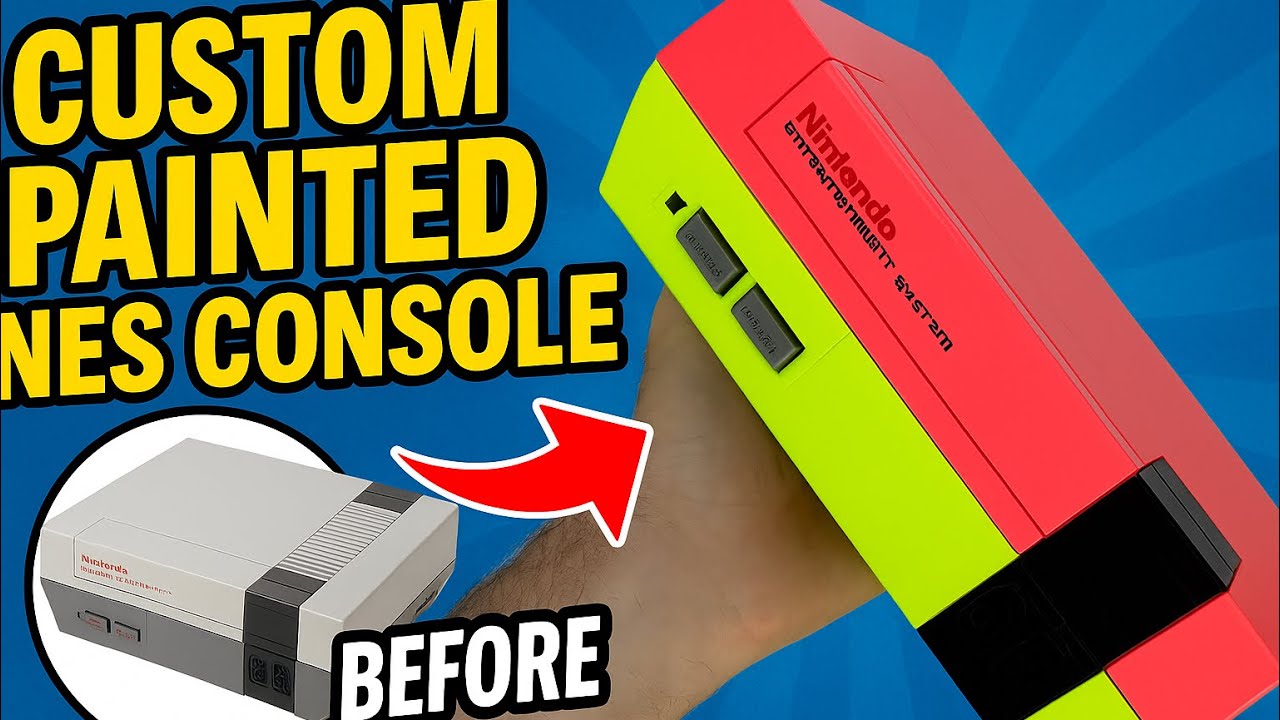 How to Paint PERFECT Retro Consoles (STOP FAILING) - YouTube