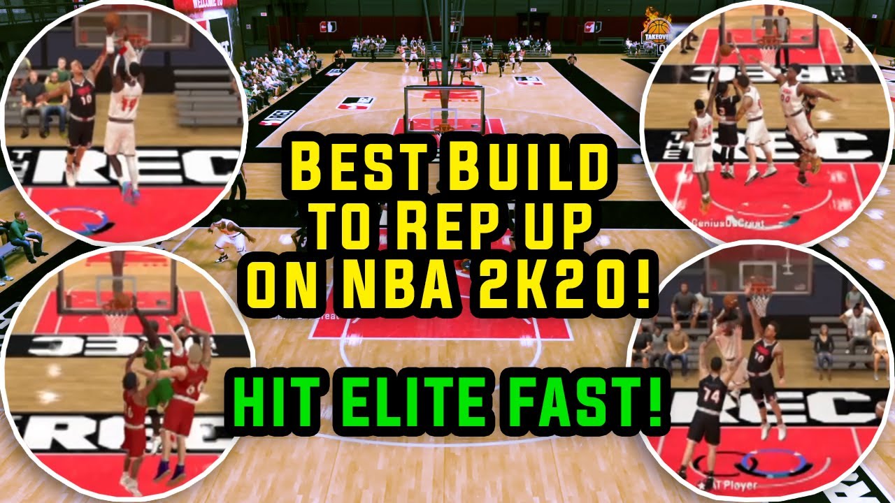 NBA 2K20 Best Build To Rep Up On! HIT ELITE FAST! 6'9 Paint Beast With ...