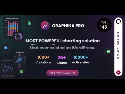 Graphina Pro Elementor Dynamic Charts, Graphs, & Datatables - YouTube
