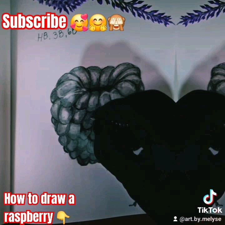 How to draw a raspberry #art #drawing #skratch #tutorial #viral #artist ...