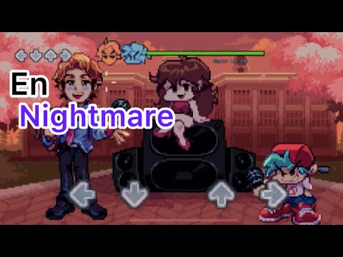 Senpai en NIGHTMARE  #fnf #newgrounds 