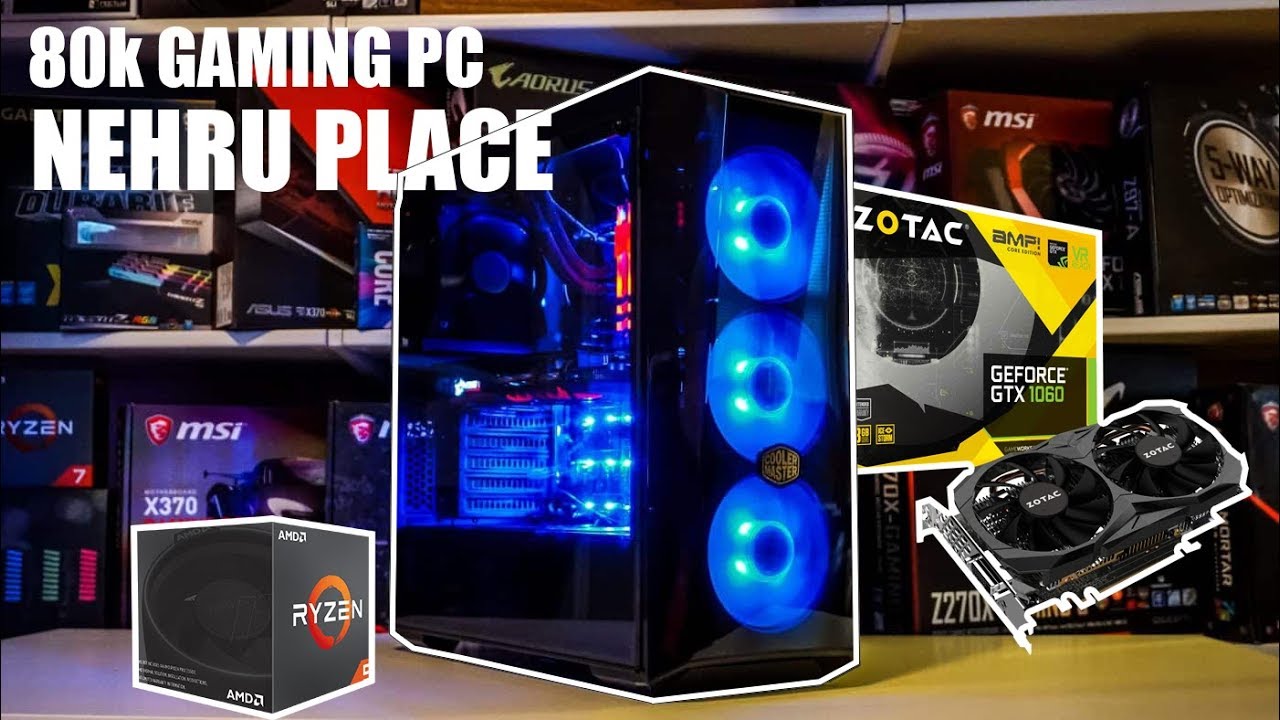 80K GAMING PC FROM NEHRU PLACE!!!|| RYZEN 5 BUILD|| - YouTube
