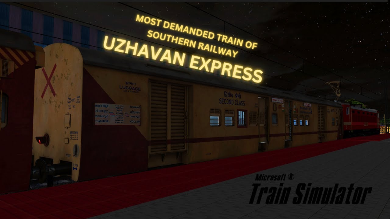 🔴LIVE || PART - 3 || 16866 - UZHAVAN EXPRESS LIVE IN MSTS WITH TRIPLE ...