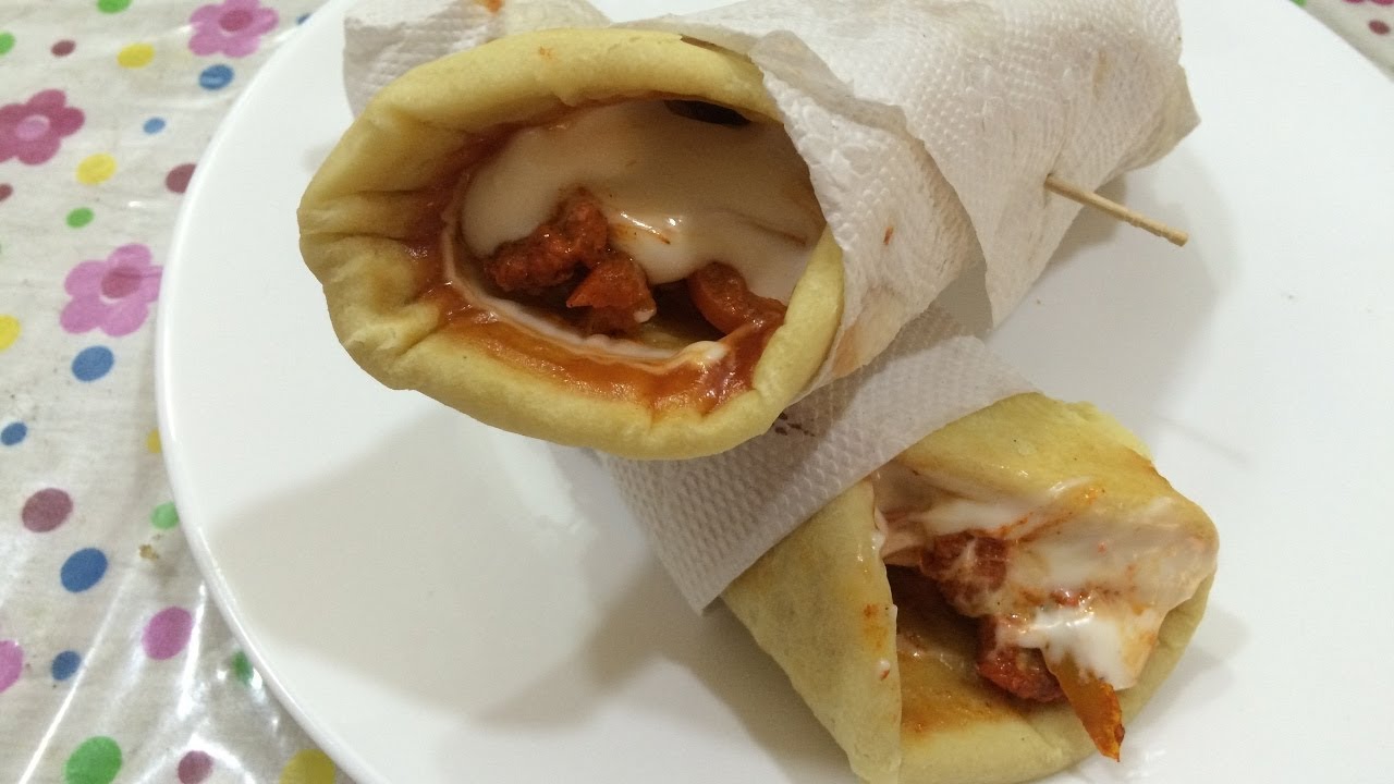 Chicken Shawarma Recipe at Home | Homemade chicken Shawarma | No BBQ ...