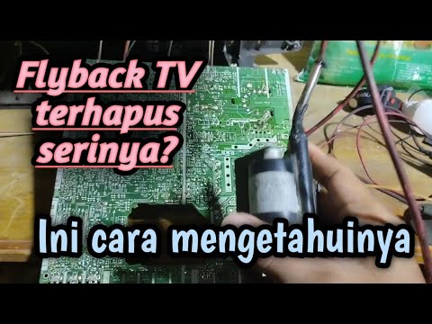 Cara Cek Flyback TV Sharp - YouTube