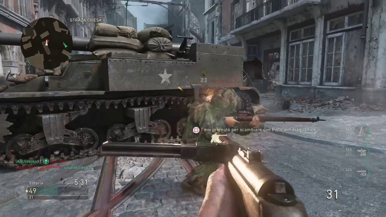 Call of duty WWII Best moment #13 Luis-gun allucinante!!! - YouTube