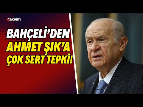 Devlet Bahçeli (Ahmet Şık'a): Devlete katil diyen bu soysuz devletin hazinesinden maaşını alıyor