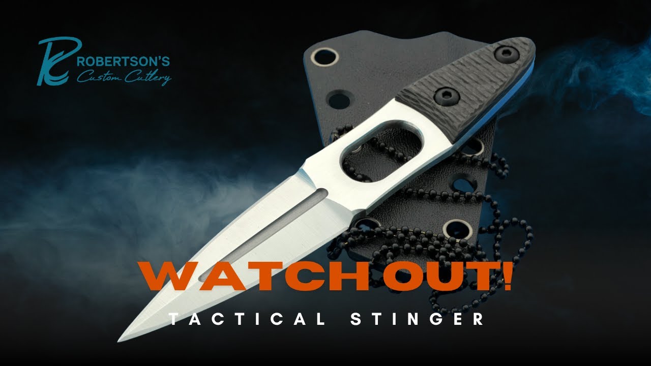 Kolakowski Vanguard Stinger Tactical Neck Knives | OSS-Inspired ...