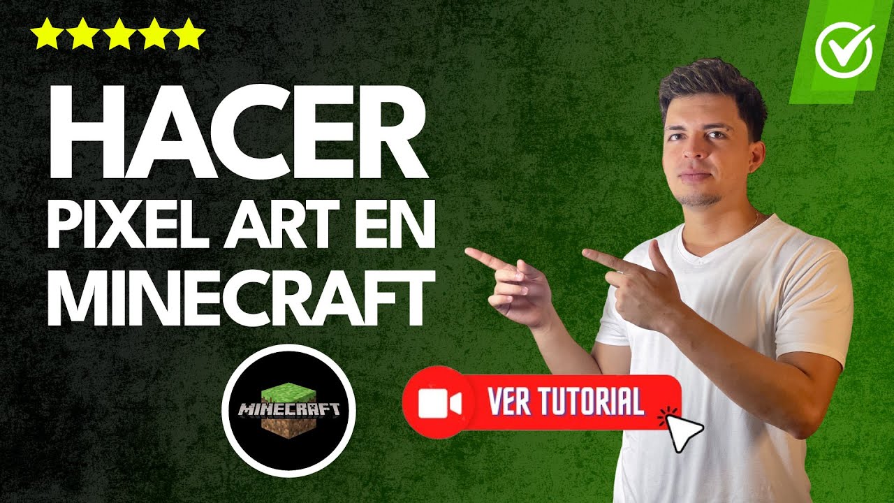 ¿Cómo HACER PIXEL ART en Minecraft? - Construye obras de arte🎮 - YouTube