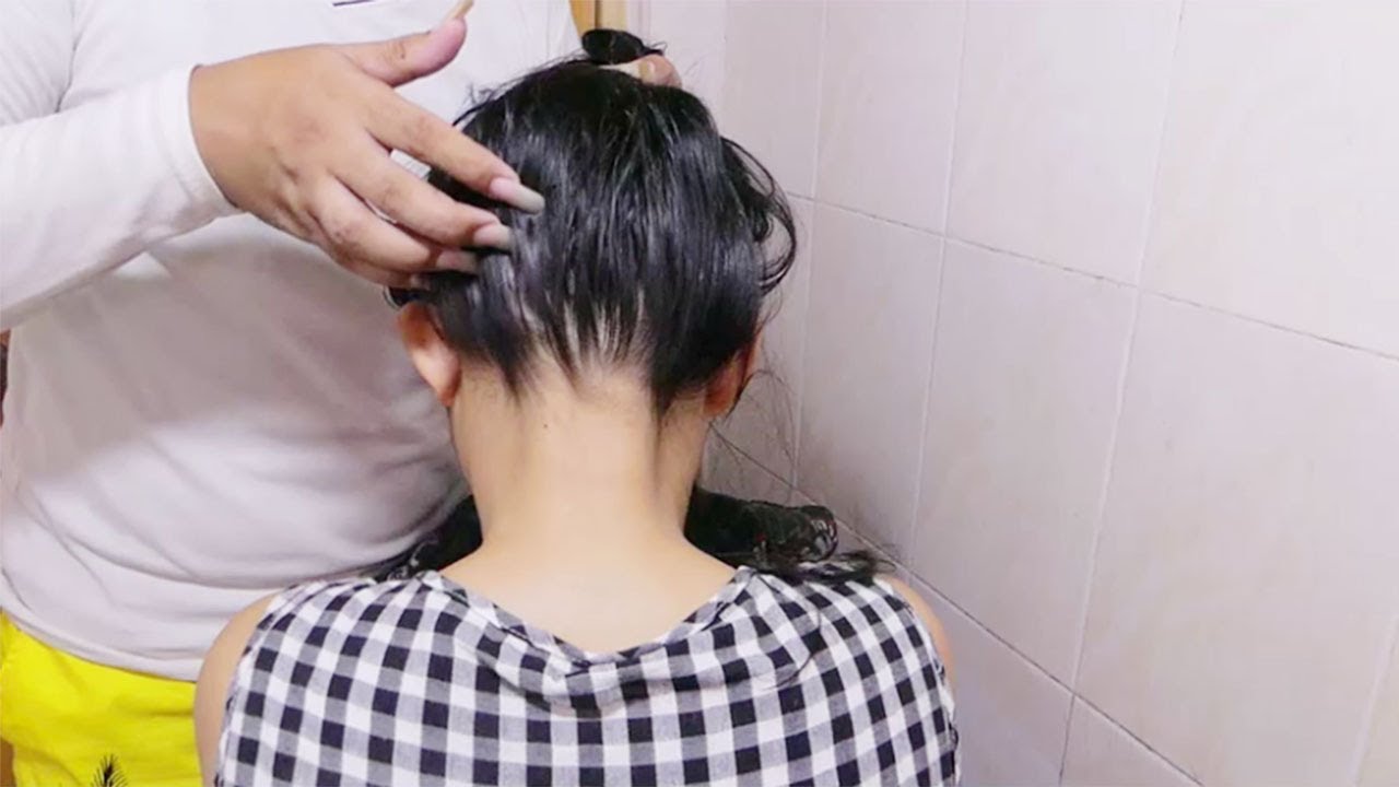 ASMR Fast and Gentle Scratching On Scalp + Neck Upper Back with long ...