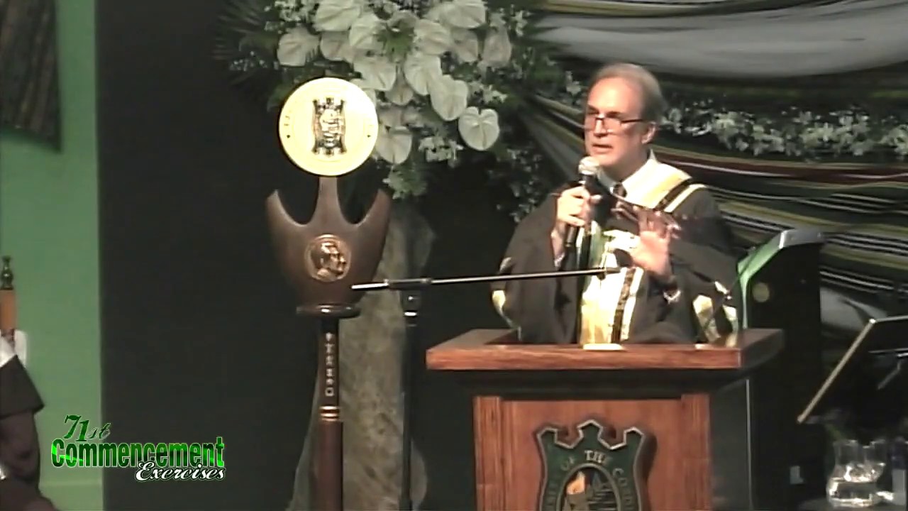 71st Commencement Exercises • August 2017 • Dr. Steven Muncy - YouTube