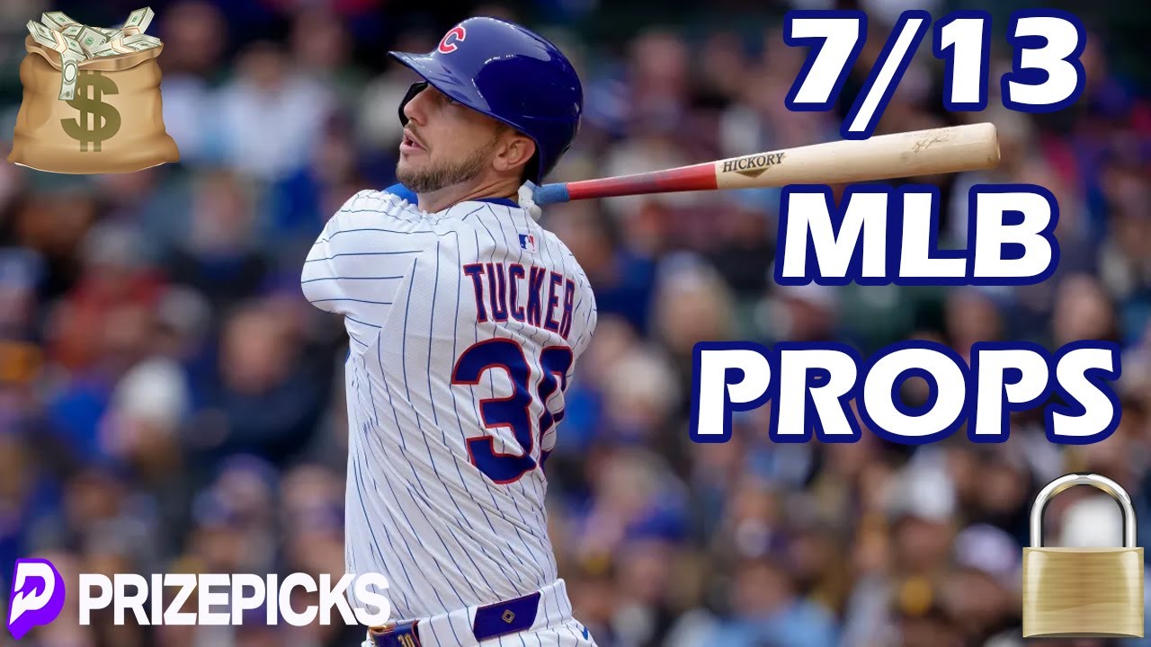 PRIZEPICKS MLB PICKS | SUNDAY 7/13/25 | MLB PLAYER PROPS PICKS ...