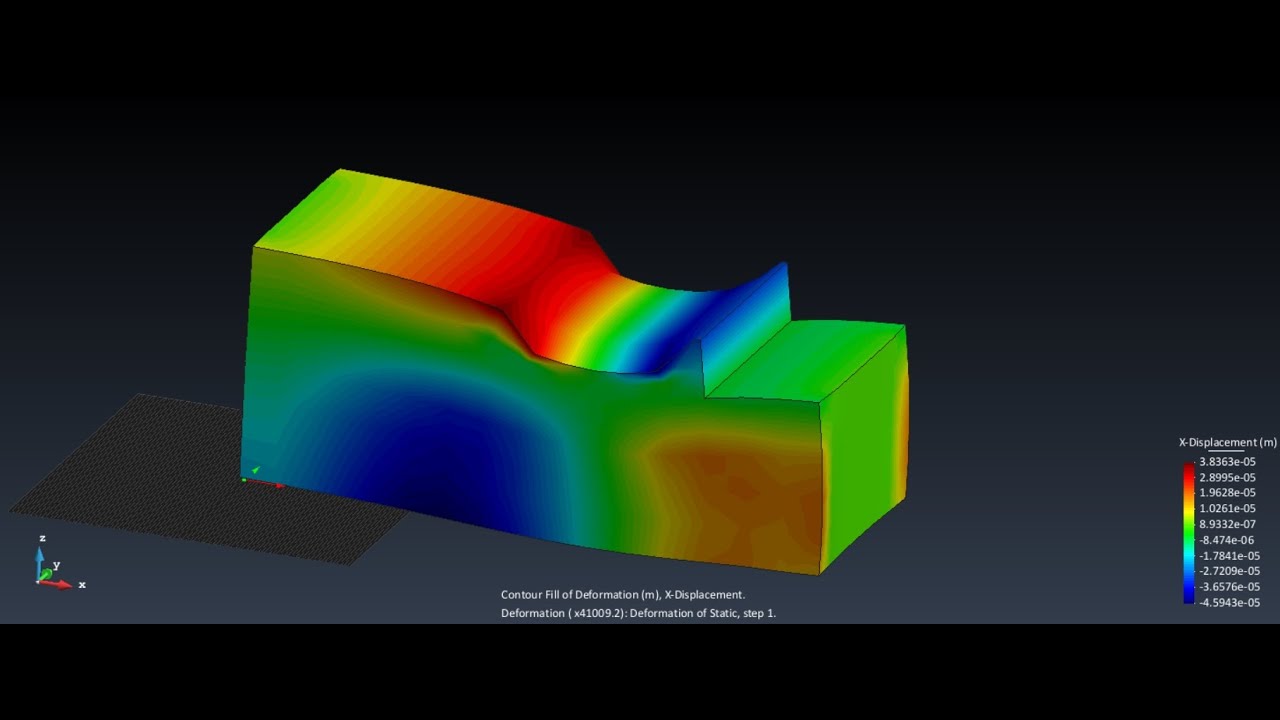 Tutorial : Retaining Wall (Elastic, 3D Elements) - YouTube