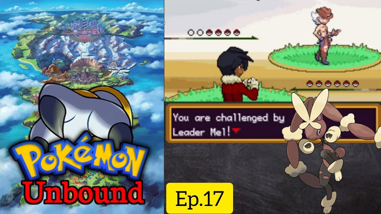 [Hindi] Pokemon Unbound Walkthrough - Ep.17 - Fallshore Gym Leader Mel ...