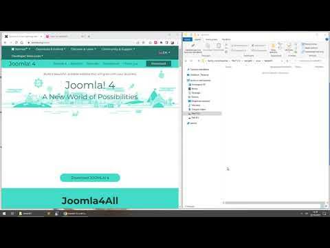 How to install Joomla on your own local computer running WAMP - YouTube