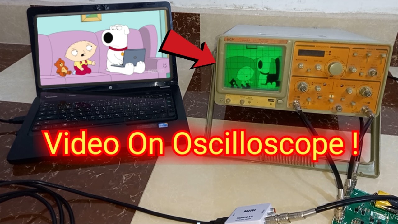 Composite Video to analog XYZ signal for Oscilloscope / Video On ...