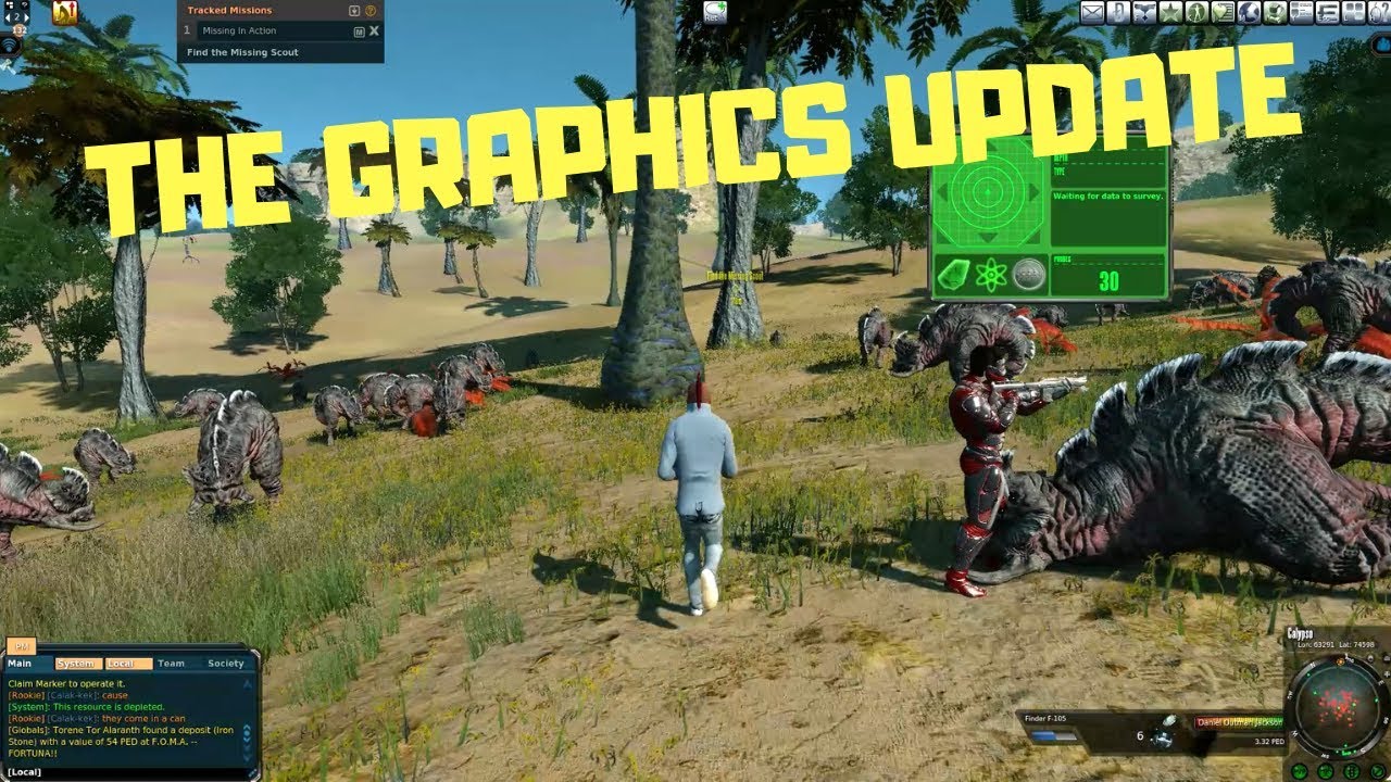 Entropia Universe: The Last Graphics Update and a 25 PED Mining Run ...