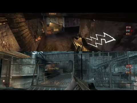 COD Black Ops Der Riese Split Screen Gameplay - YouTube