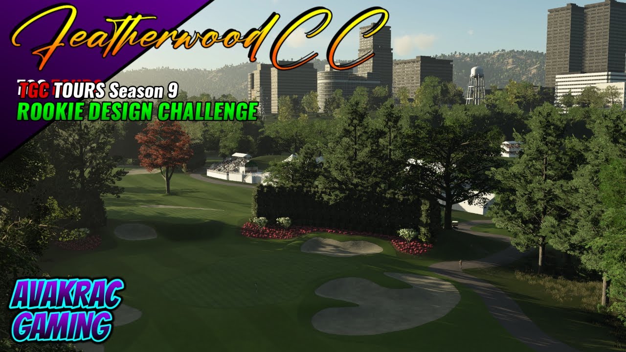 PGA TOUR 2K23 - Featherwood CC (Rookie Design Challenge Season 9) - YouTube