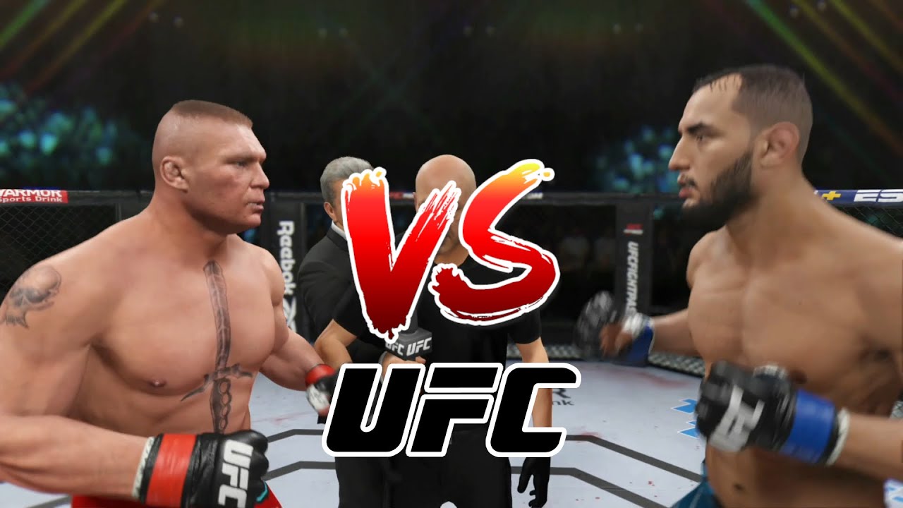 Brock Lesnar vs. Dominick Reyes | EA Sports UFC 4 - K1 Rules - YouTube