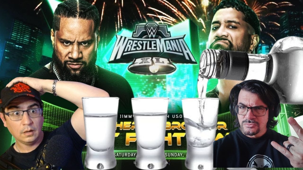Wrestlemania Jey vs Jimmy Super Kick Shot Party!!!!!! - YouTube