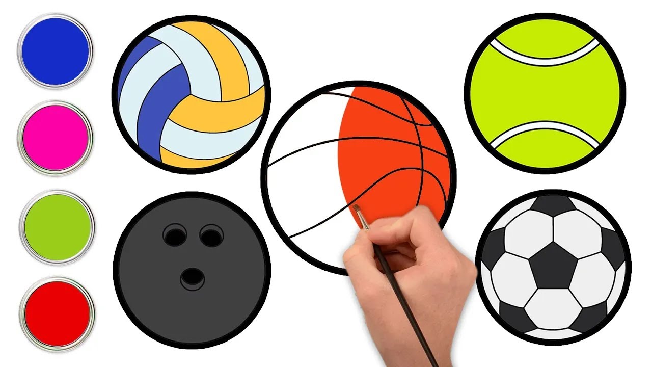 Chiki-Arte Aprende a Dibujar | Cómo dibujar pelotas de cinco deportes ...