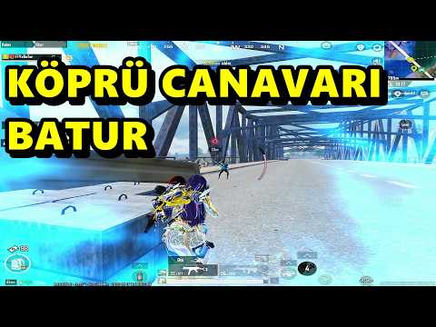 KÖPRÜ CANAVARI BATUR ! MÜTHİŞ MAÇ BATUR GAME SOLO SQUAD PUBG MOBİLE