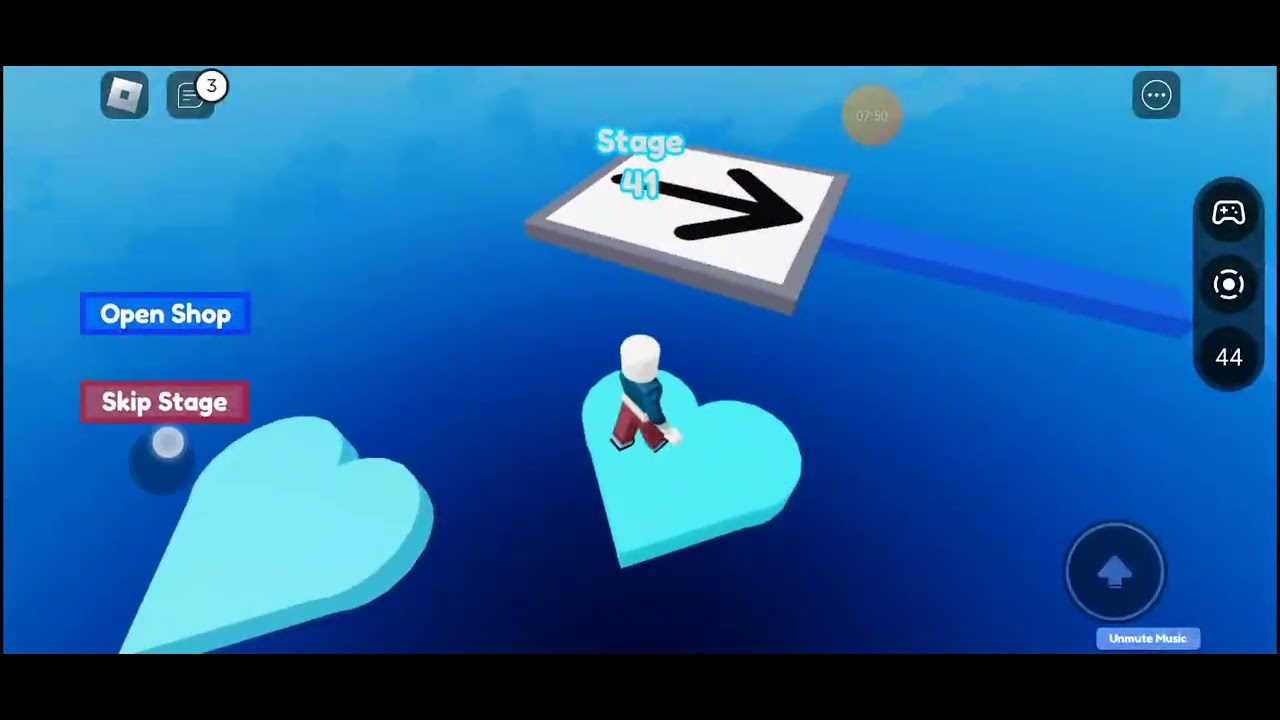 Blue Obby Roblox Part 1 Gameplay Android,iOS - YouTube